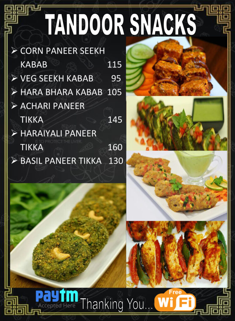 Menu | Free Home Delivery